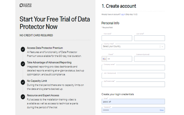 Data Protector Free Trial