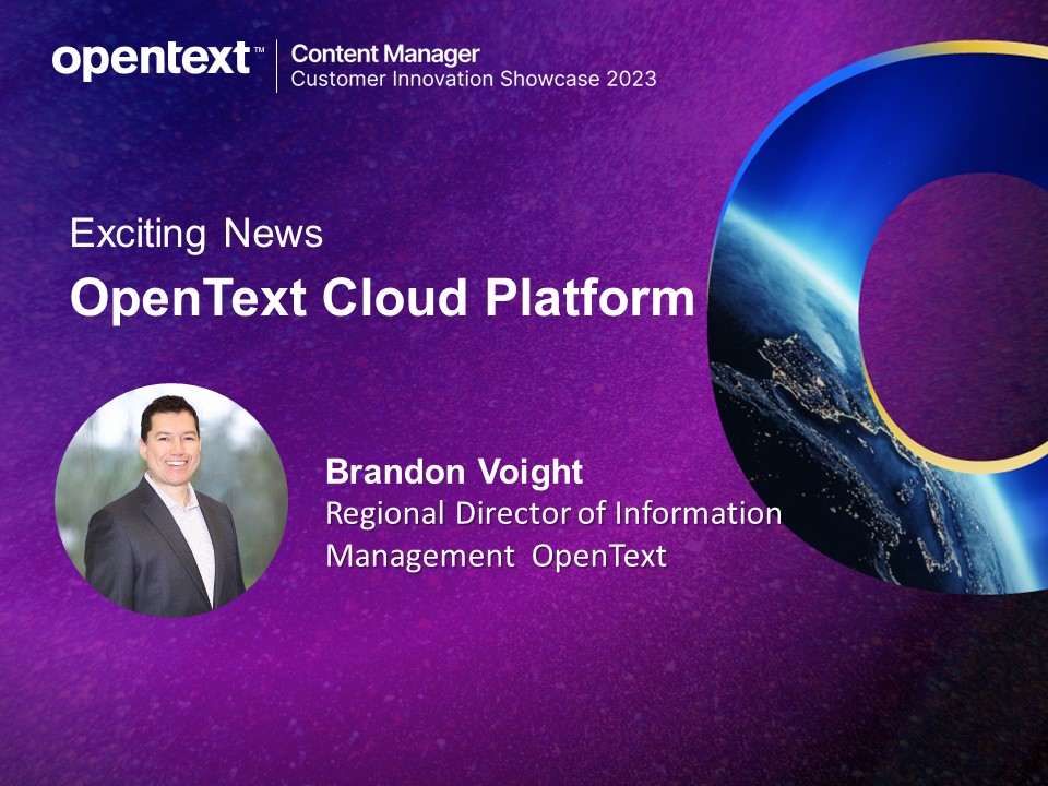 OpenText Cloud Platform