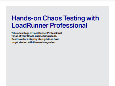 Hands-on Chaos Testing with OpenText Professional Performance Engineering