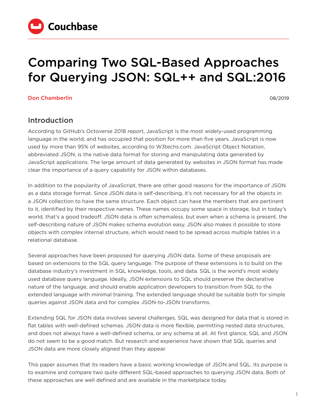 [Whitepaper] Comparing Two SQL-Based Approaches for Querying JSON