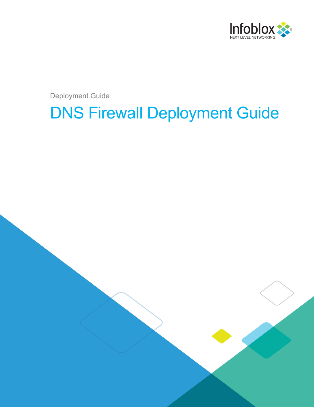 [deployment Guide] Implementing Infoblox Dns Firewall