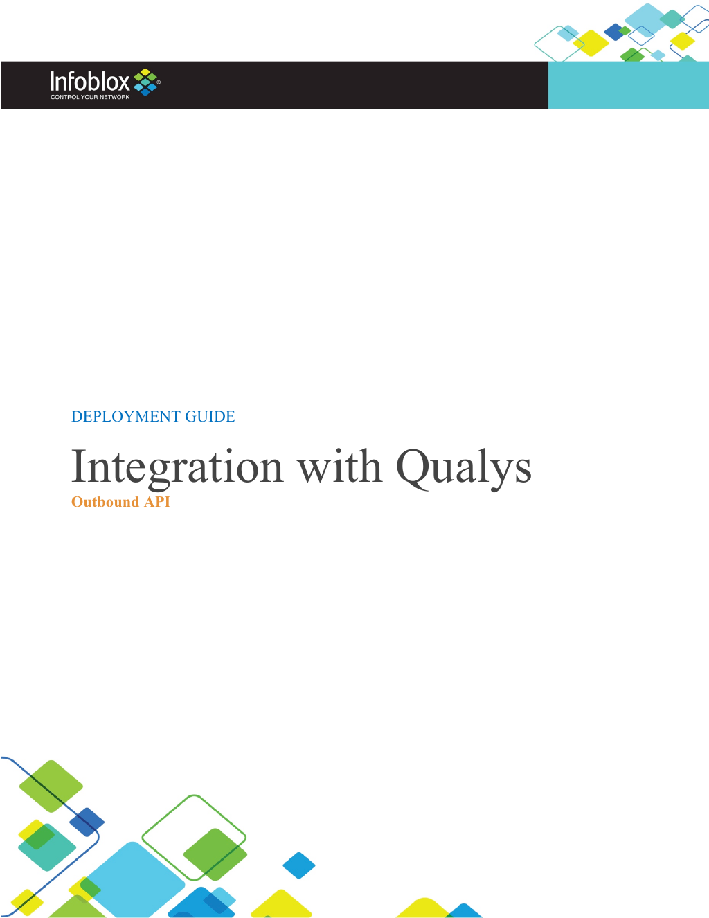 [Deployment Guide] Integration With Qualys