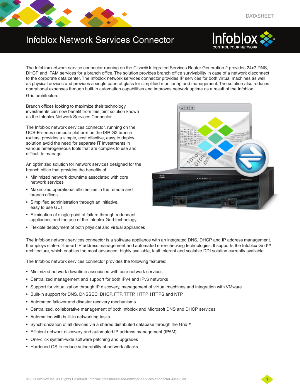 Infoblox Network Services Connector Cisco