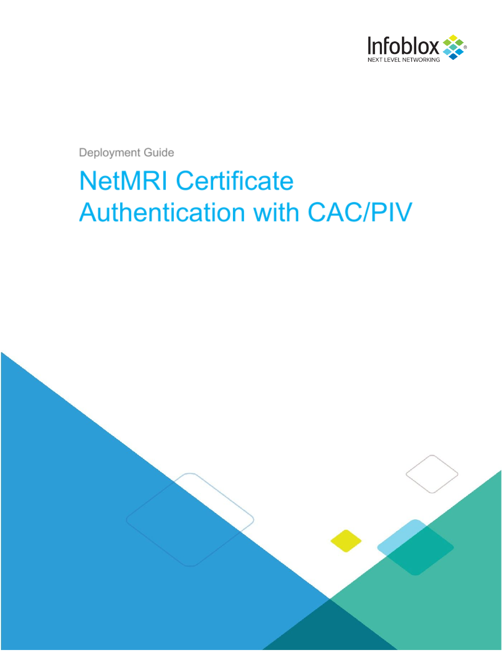 [Deployment Guide] NetMRI Certificate Authentication With CAC/PIV