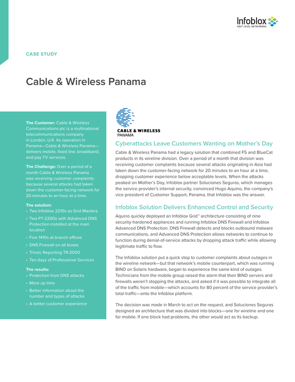 Cable & Wireless Panama