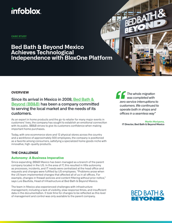 Bed Bath & Beyond Mexico Achieves Technological Independence with ...