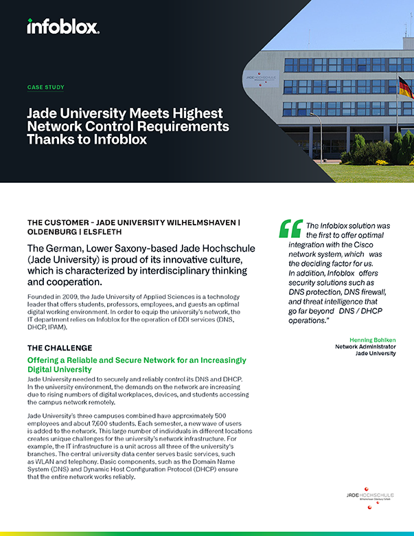 Jade University Meets Highest Network Control Requirements Thanks to ...
