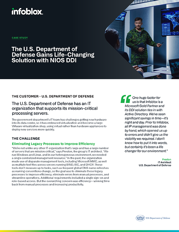The U.S. Department of Defense Gains Life-Changing Solution with NIOS ...