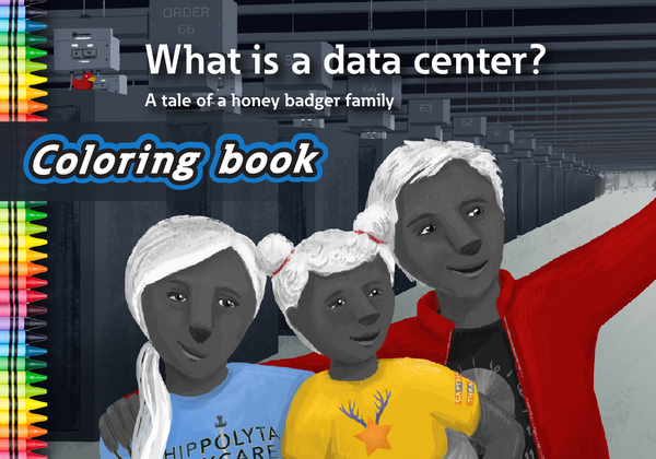 Coloring book: What is a data center?