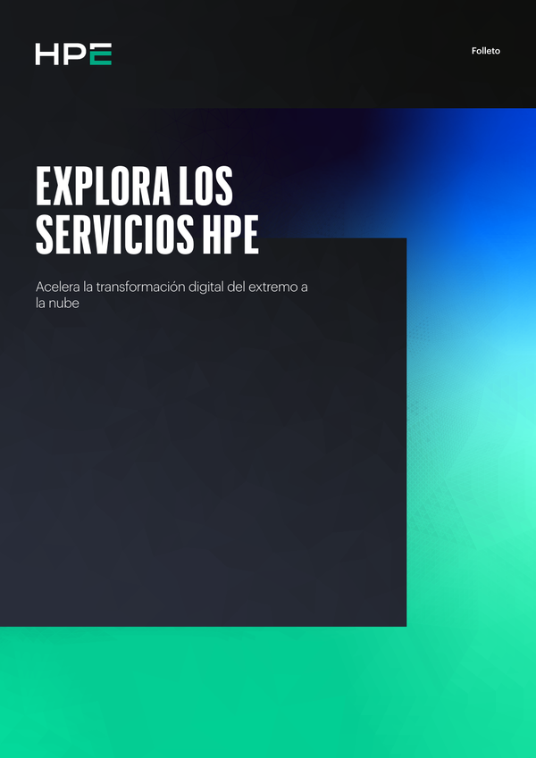 Explora los servicios HPE