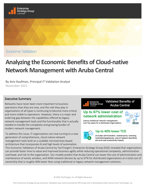 Next generation network operations with HPE Aruba Networking Central [8 ... Next generation network operations with HPE Aruba Networking Central [8 ...