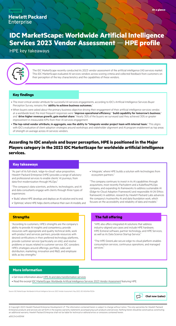 New from HPE AI Services – Generative AI Implementation [03:29 min]