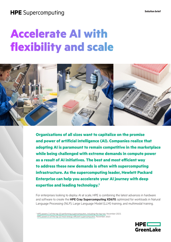 Accelerate AI with flexibility and scale [5 min read time]