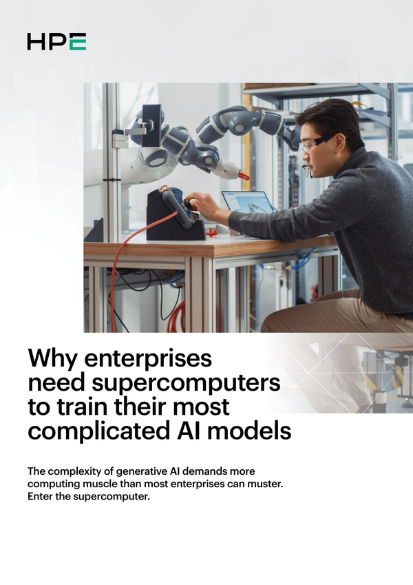 Why enterprises need supercomputers to train their most complicated AI ...