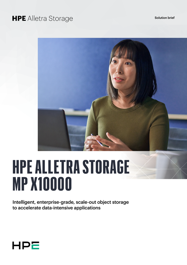 HPE Alletra Storage MP X10000 data sheet [4 min read time]