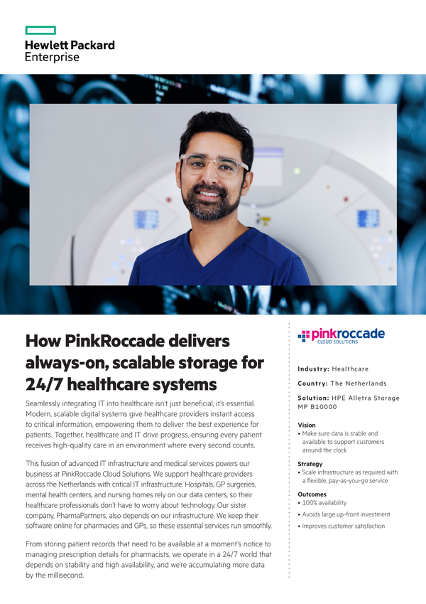 How PinkRoccade delivers always-on, scalable storage for 24/7 ...