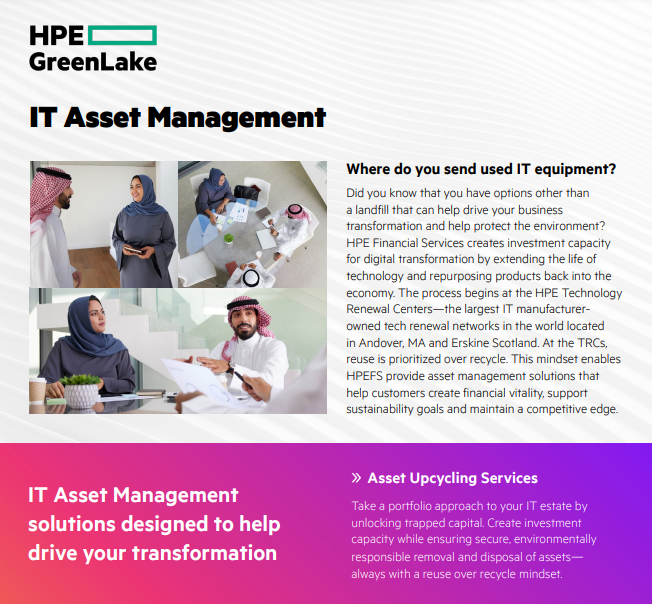 HPEFS IT Asset Management [2 min read time]