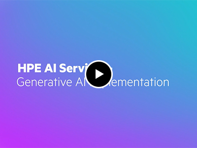 New from HPE AI Services – Generative AI Implementation [03:29 min]