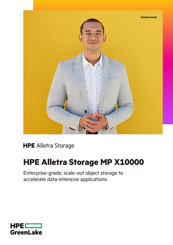 HPE Alletra Storage MP X10000 data sheet [4 min read time]
