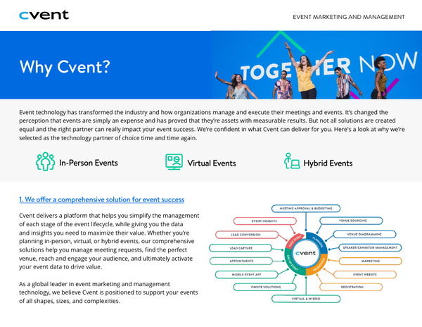 Why Cvent?