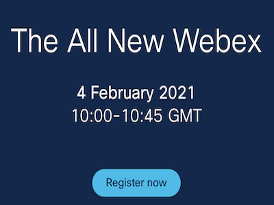 All New Webex webinar on Feb. 4: Invite your EMEAR customers to ...
