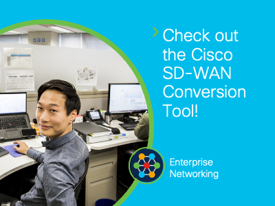 Try now: Easily convert traditional WAN deployments to SD-WAN ...