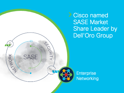 Cisco named SASE Market Share Leader by Dell'Oro Group
