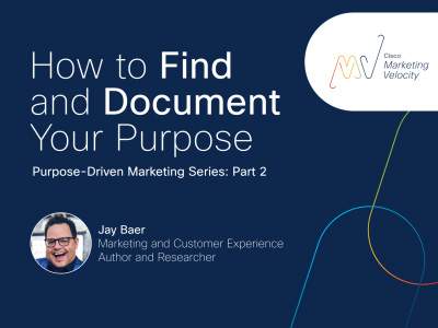 How to find and document your purpose