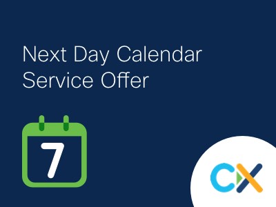 Introducing next calendar day support service for resale