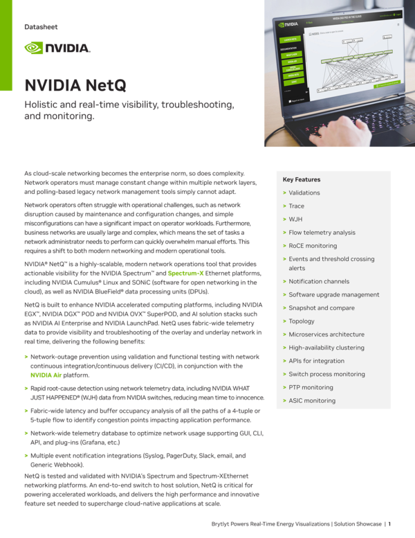 NVIDIA Cumulus NetQ datasheet