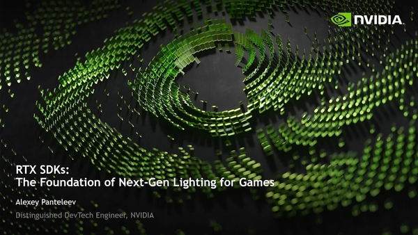 RTX SDKs: The Foundation of Next-gen Lighting for Games