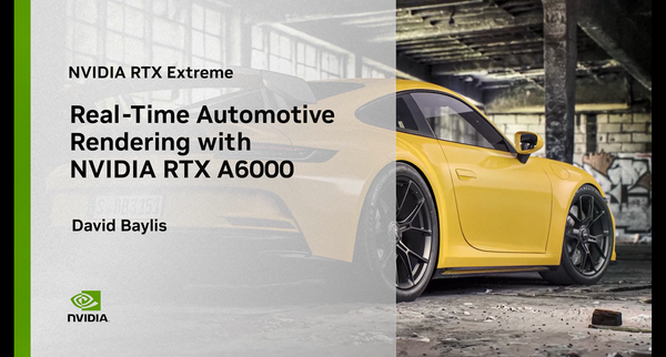 Real-Time Automotive Rendering with NVIDIA RTX A6000