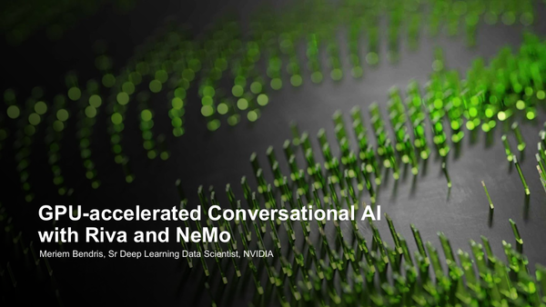 GPU-accelerated Conversational AI with Riva and NeMo