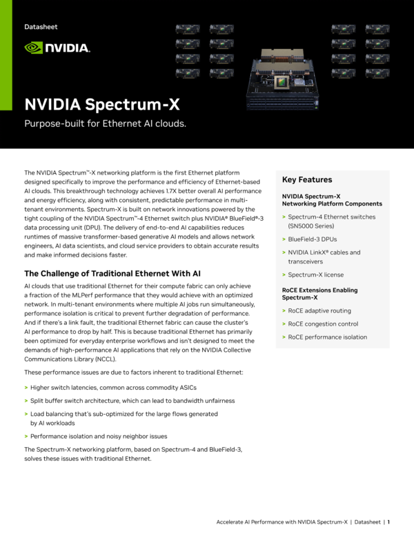 Nvidia Bluefield 3 Dpu Datasheet