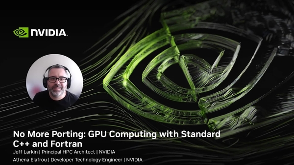 No More Porting Coding For Gpus With Standard C Fortran And Python Nvidia On Demand 