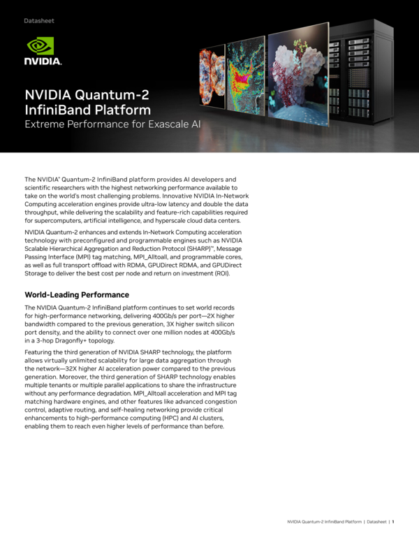 NVIDIA BlueField-3 DPU Datasheet