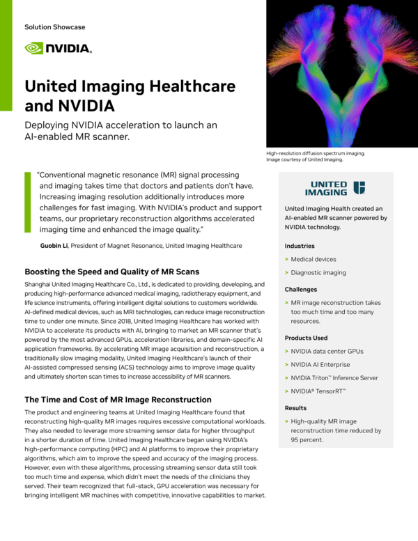 United Imaging solution showcase