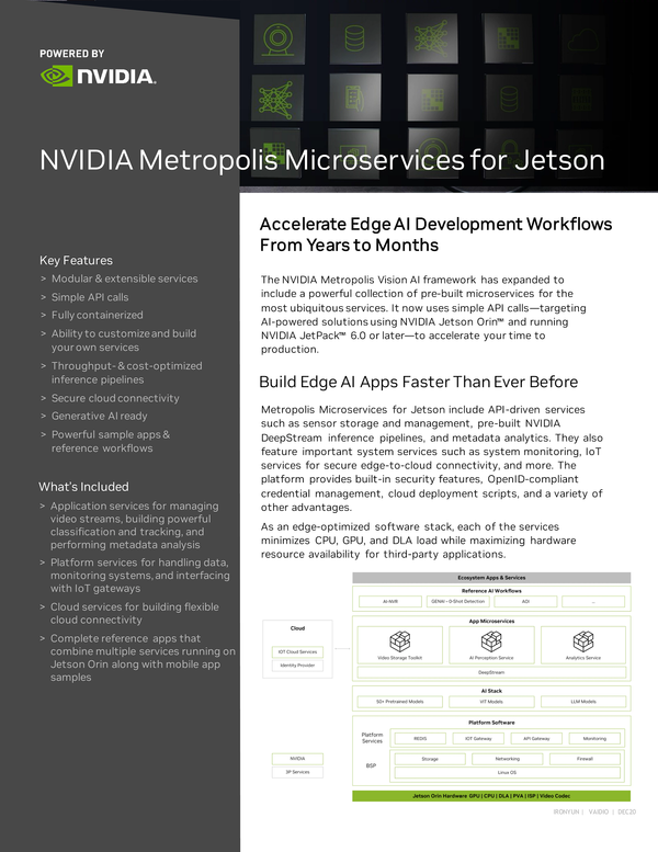 NVIDIA Metropolis Microservices for Jetson Whitepaper