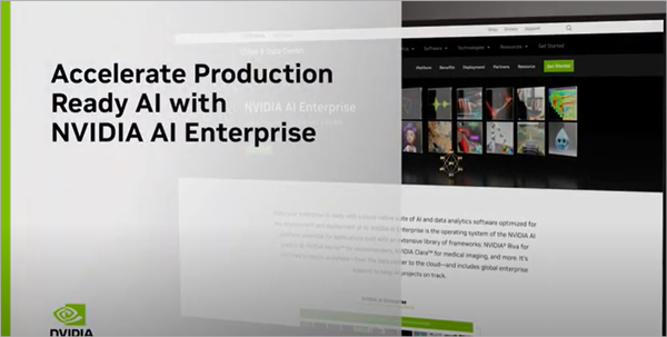Accelerate Production Ready AI with NVIDIA AI Enterprise