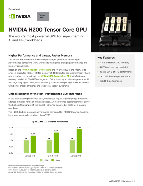 NVIDIA L4 Tensor Core GPU Datasheet