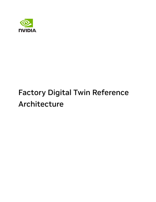 Factory Digital Twin Reference Architecture Overview