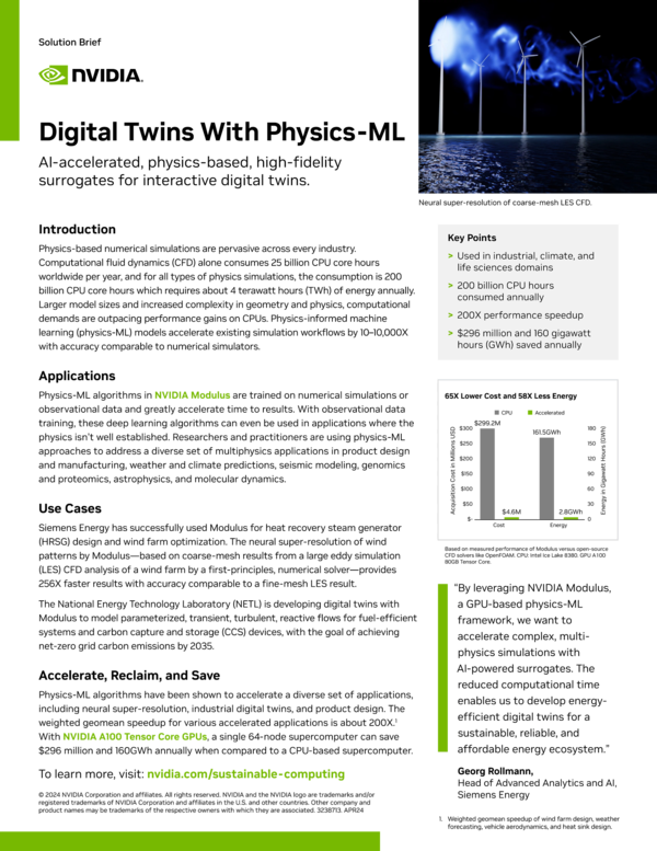 Digital Twins with Physics-ML
