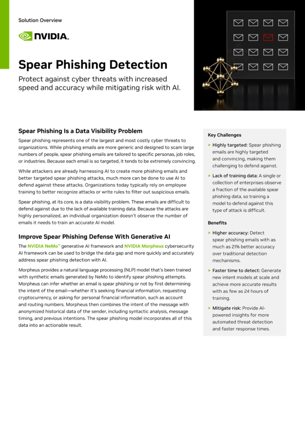 Spear Phishing Detection Solution Overview Spear Phishing Detection Solution Overview