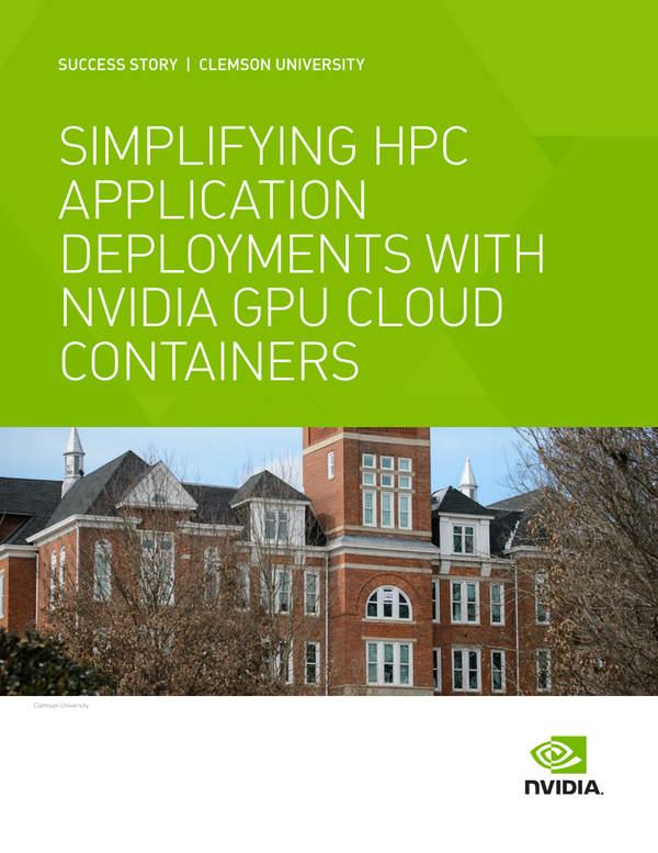 Clemson University: Simplifying HPC Application Deployments