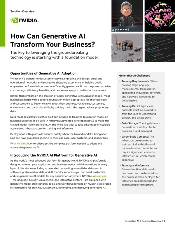 How Can Generative AI Transform Your Business?