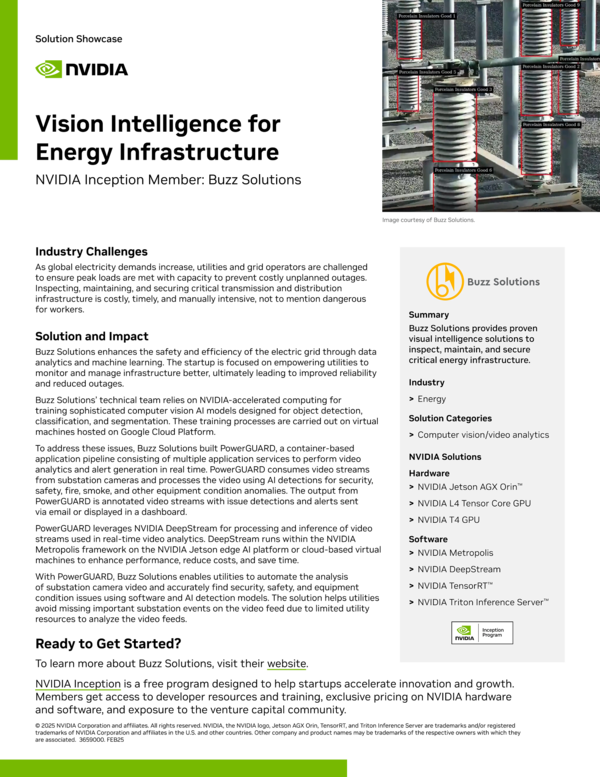 Vision Intelligence for Energy Infrastructure