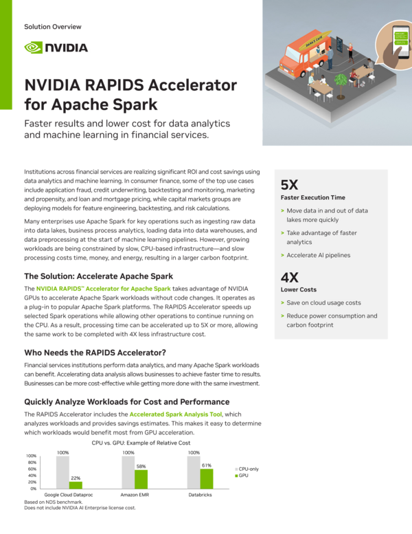 NVIDIA RAPIDS Accelerator for Apache Spark Solution Overview
