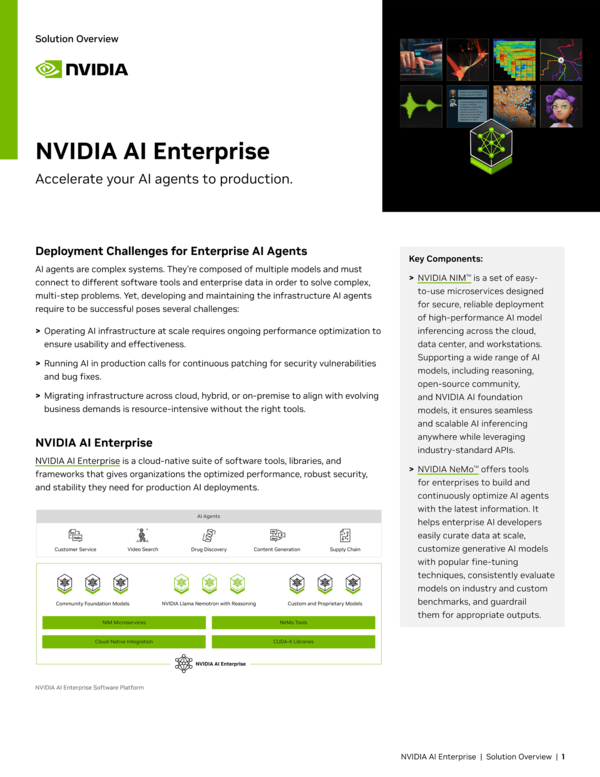 NVIDIA AI Enterprise Solution Overview