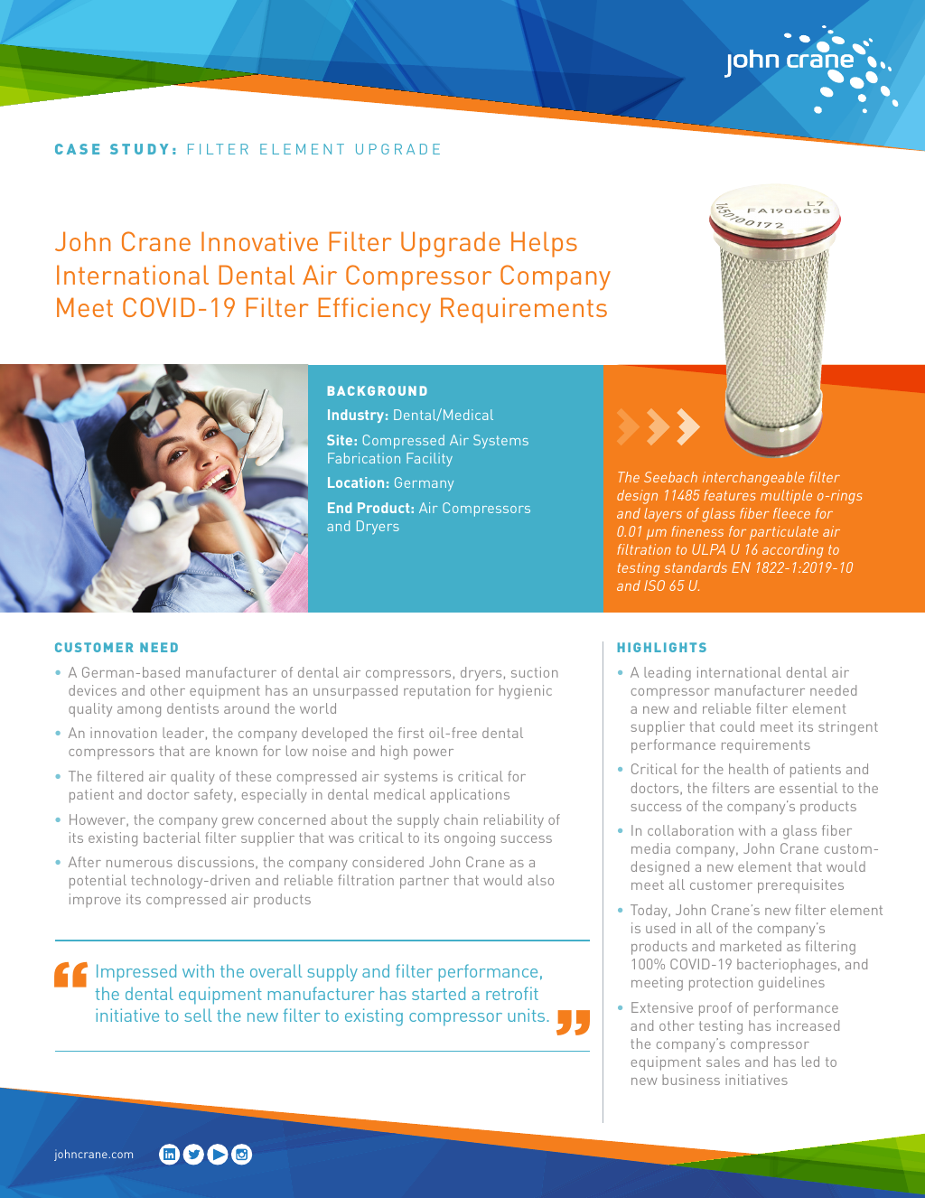 Blog: Reimagining Seal Gas Filtration for API 692 Standards