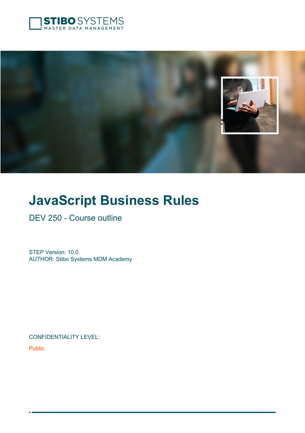 JavaScript Business Rules - 250 Course Outline